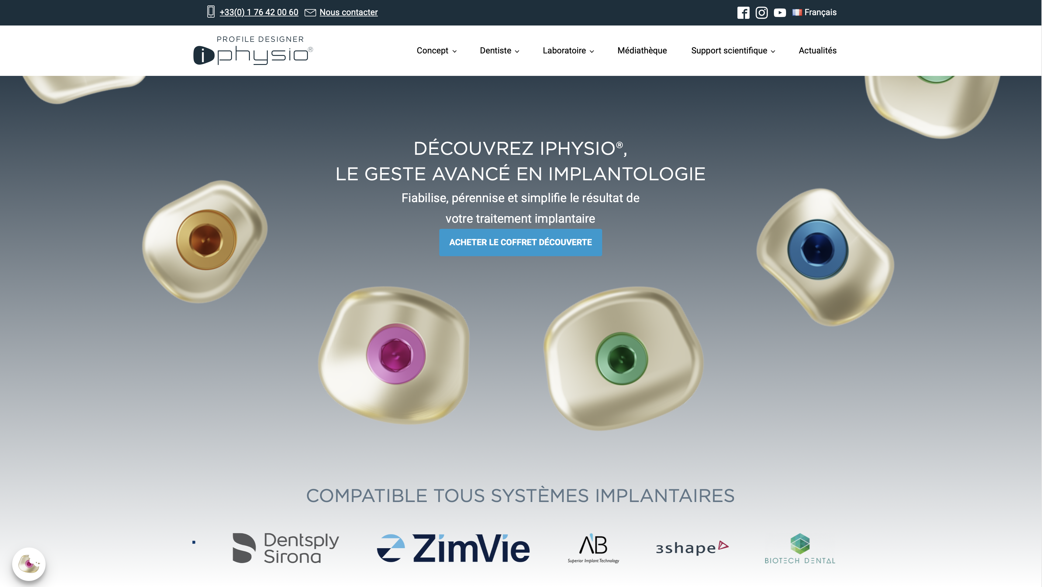 Accueil - Le geste avancé en implantologie - iPhysio®